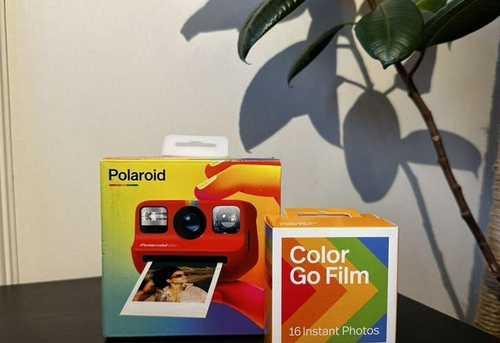 Polaroid GO красного цвета фотоаппарат полароид