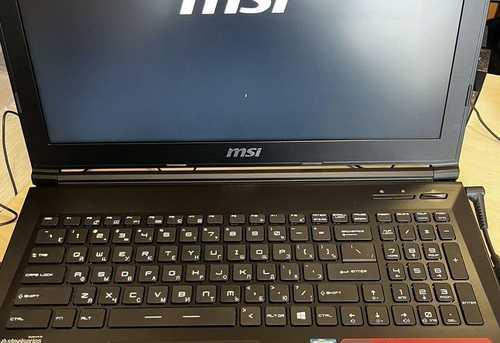 Игровой ноутбук MSI GL62 6QD i5-6300HQ