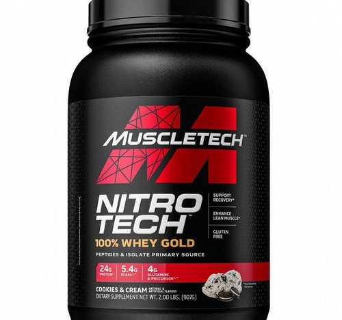 Muscletech, Nitro Tech Whey Protein 998gr