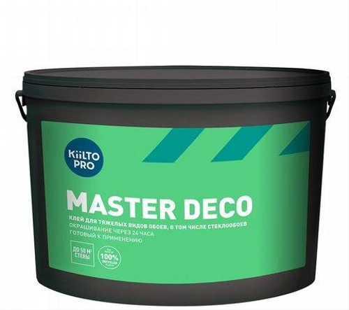 Готовый клей для стеклообоев, Kiilto Master Deco