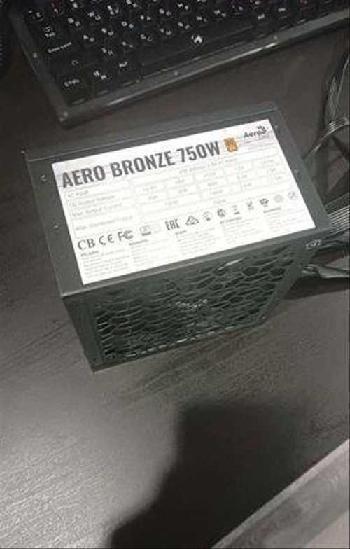 Блок питания Aerocool aero bronze 750w