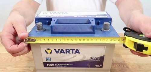 60Ah Аккумулятор 12V 6CT-60 Varta Blue Dynamic D59