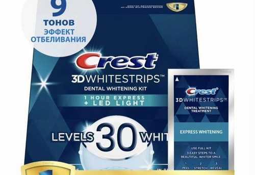 Отбеливающие полоски crest 3D Whitestrips