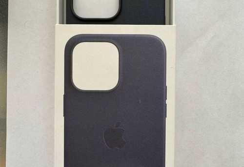 Чехол Apple на iPhone 14 pro max кожаный