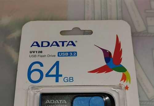 Флэшка adata UV128 64 Gb USB 3.2 Gen 1