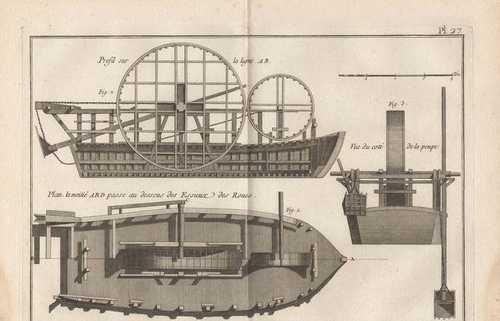 Гравюры. Судостроение. Верфи. 1780 г. Большие. Ч3