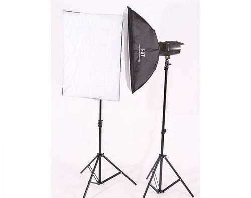 Комплект импульсного света FST E-250 Softbox KIT