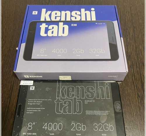 Планшет Kenshi tab e38 2/32gb серый