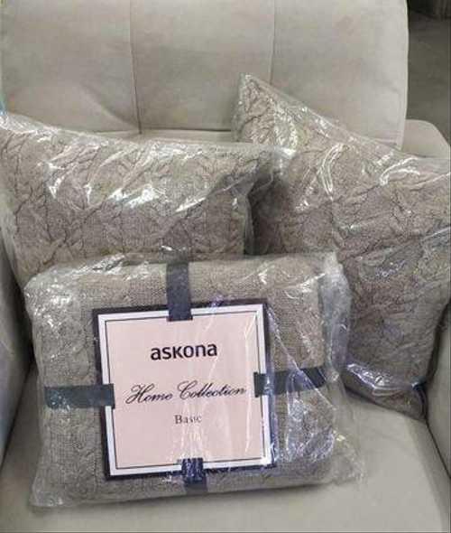 Плед вязаный с подушками (Аскона)