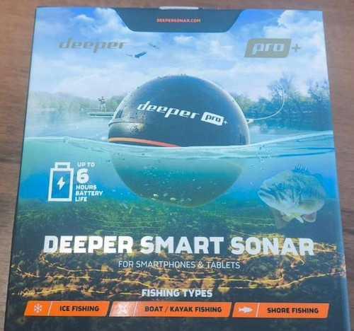 Новый эхолот для рыбалки Deeper Sonar Pro 