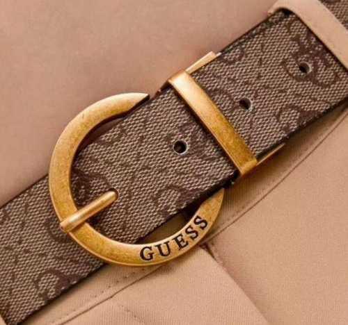 Ремень женский guess кожаный