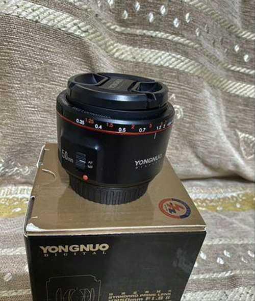 Объектив Yongnuo YN 50mm f/1.8 II Canon Портретник