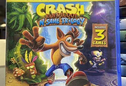 Crash Bandicoot n sane trilogy ps4 б/у