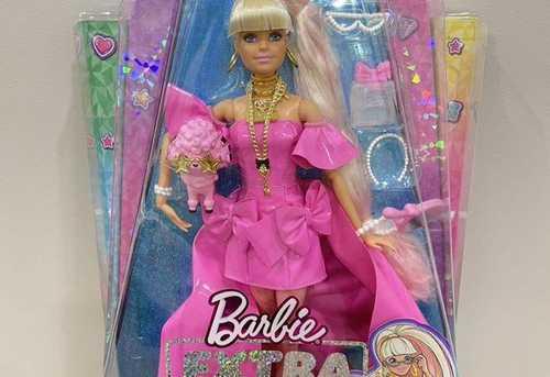 Кукла барби barbie extra fancy блондинка в розовом