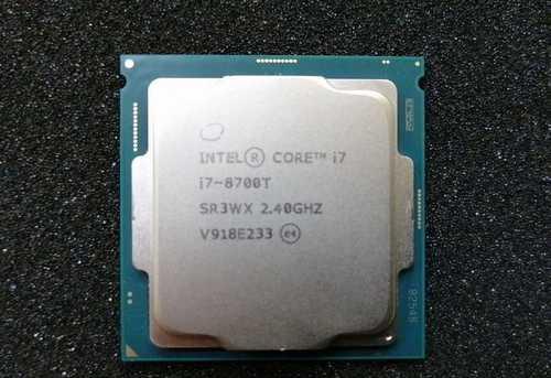 Процессор s1151v2 Intel Core i7-8700T 2.4MHz