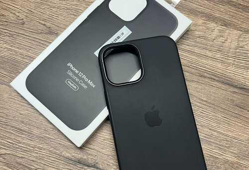 Apple Silicone case Black iPhone 12 pro max Ориг