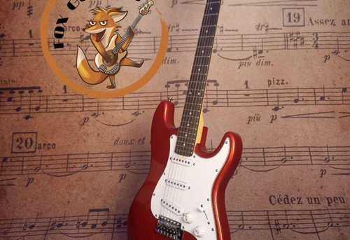 Электрогитара Stratocaster красная + чехол