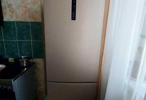 Холодильник Haier CEF535agg золотисто-бежевый