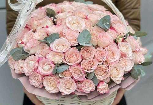 Живые цветы букеты пионовидные розы,букет цветов