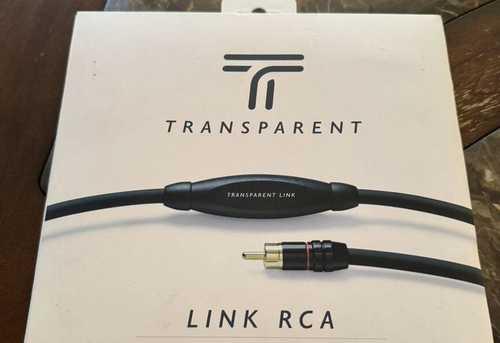 Межблочный кабель rca Transparent