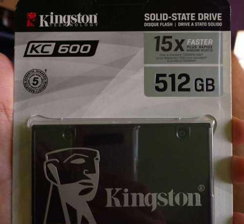Ssd Kingston kc600 512 GB оригинал