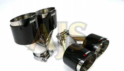Насадка на глушитель Akrapovic style с карбоном 63