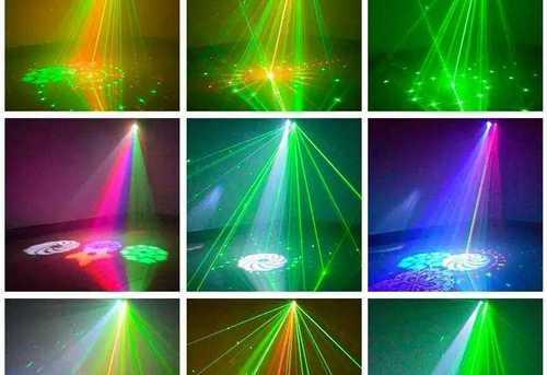Лазерная светомузыка RGB