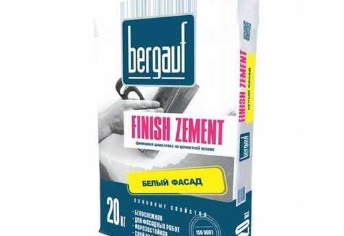 Шпаклевка Bergauf finish zement белая 20кг