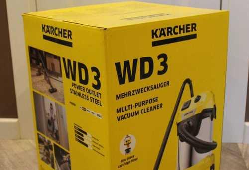 Строительный пылесос Karcher wd 3