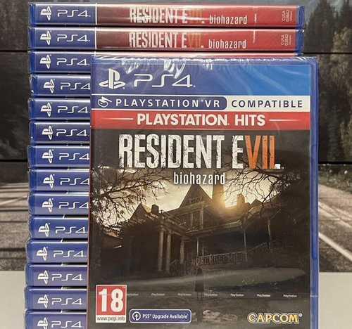 Resident evil 7 biohazard ps4/ps5 новые диски
