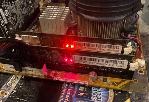 DDR2 2GB с подсветкой