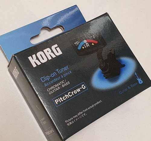 Тюнер для гитары Korg pitchcrow-G