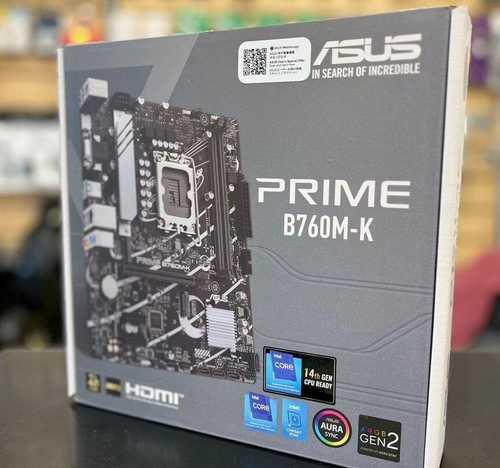 Материнская плата Asus b760m-k (LGA1700) Новая