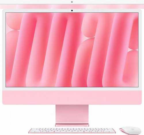 Apple iMac 24" M4 CPU 10-Core, GPU 10-Core, 16GB, 256GB, 2024 Pink MWV43