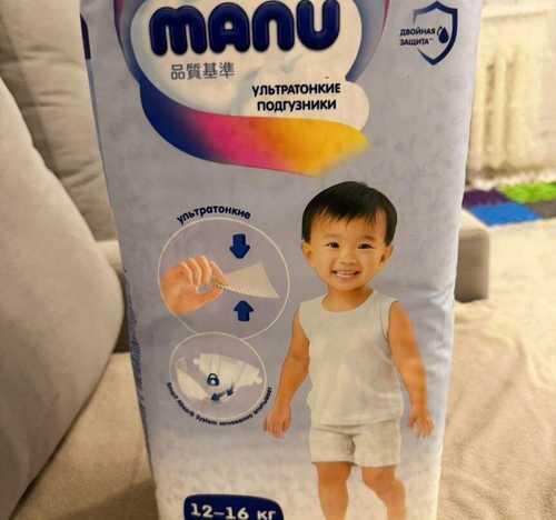 Подгузники manu xl