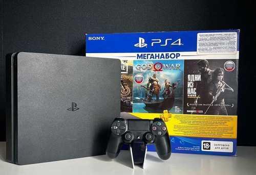 Sony PS4 Slim 1TB PlayStation 1000GB + 20 Игр