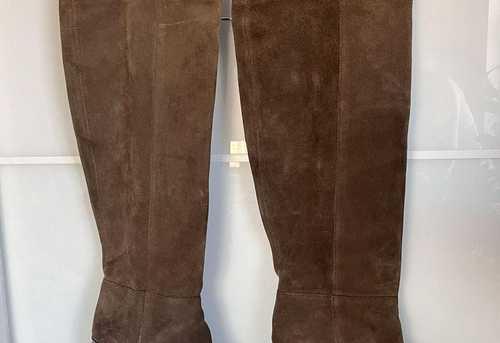 Сапоги замшевые Zara 39