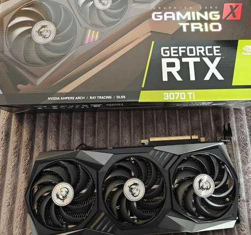 Видеокарта MSI GeForce RTX 3070 Ti gaming X trio