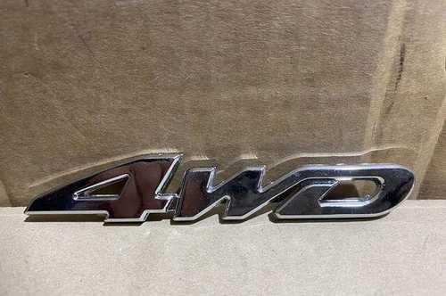 Эмблема шильдик надпись Renault 4WD