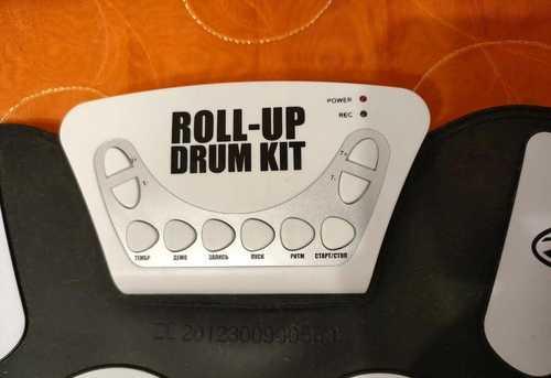 Электронные usb барабаны roll-up drum kit