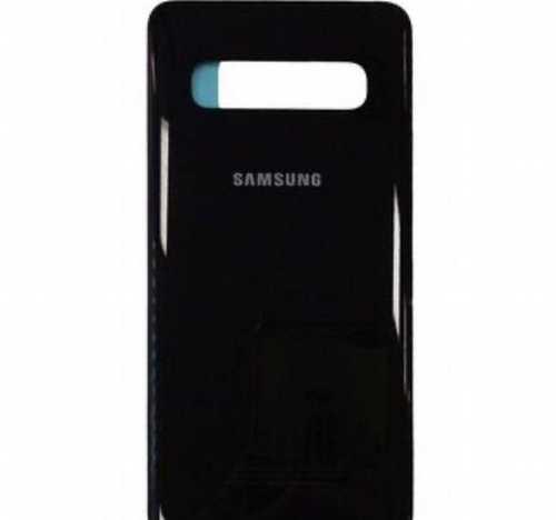 Задняя крышка Samsung Galaxy S10 (чёрная) Аналог