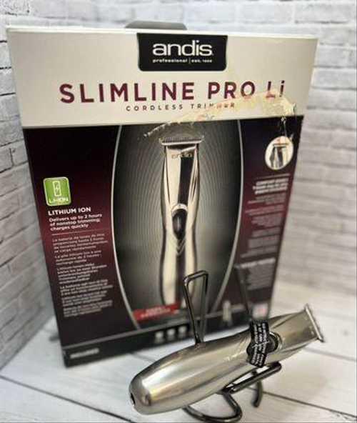 Триммер Andis D-8 Slimline Pro Li, хром