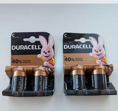 Батарейки Duracell C2 4 шт