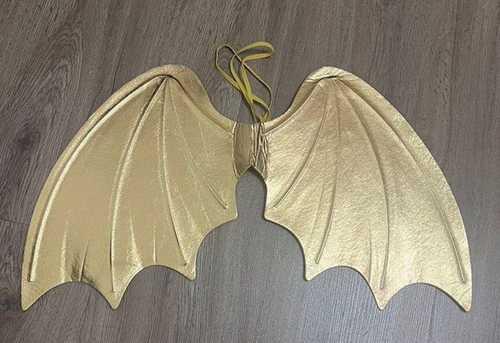Крылья дракона для костюма золотые