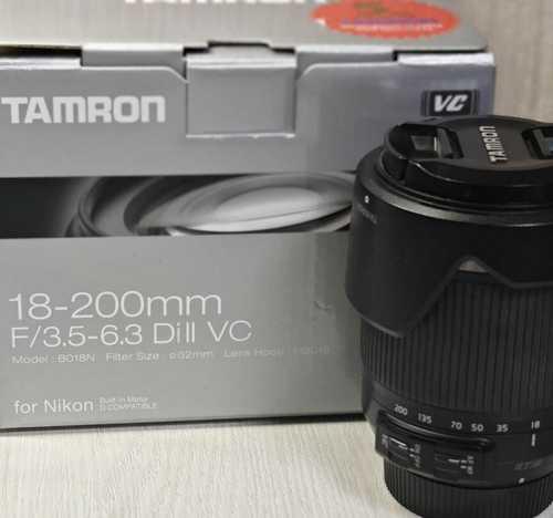 Nikon tamron 18-200mm F/3.5-6.3 Di VC