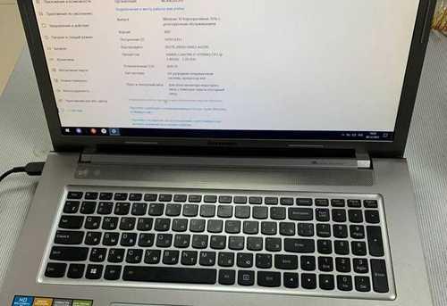 Ноутбук Lenovo IdeaPad Z710\Intel Core i7\8gb(31)