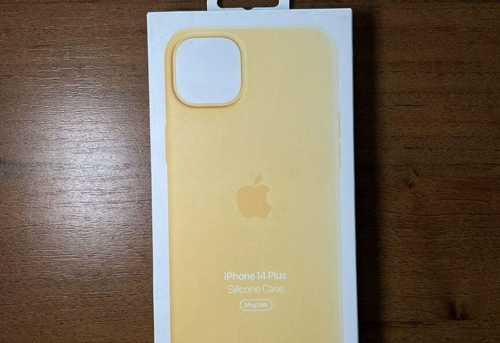 Чехол iPhone 14 Plus Silicone Case оригинал желтый