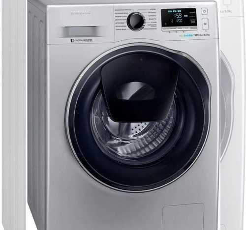Стиральная машина Samsung WW80K6210RS/LD, с фронта
