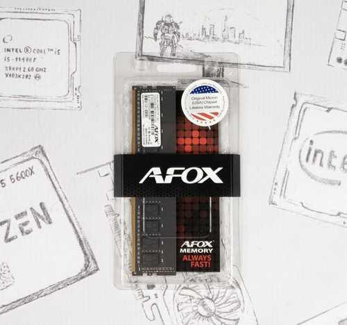 Оперативная память Afox dimm DDR4 8GB