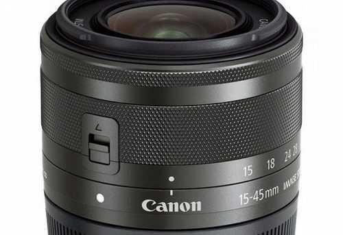 Canon EF-M 15-45mm f/3.5-6.3 IS STM Новый